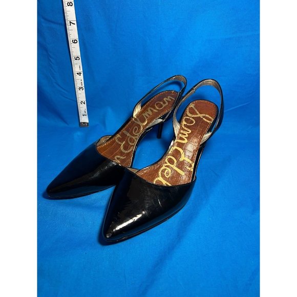 Sam Edelman | Shoes | Sam Edelman Black Patent Leather Orly Slingback ...